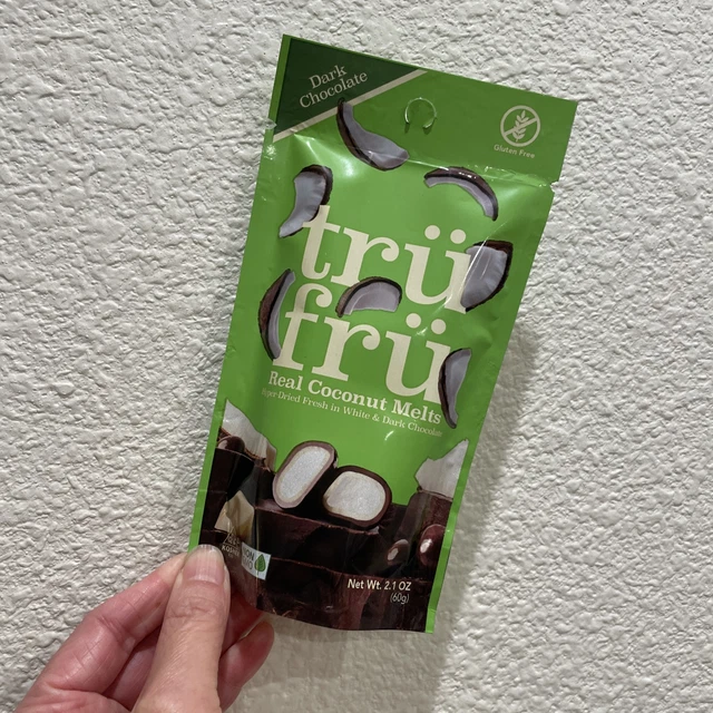 NUEVO TRU FRU Chocolate Negro Liofilizado Coco Real Fundido, 2,1 Oz EUR ...