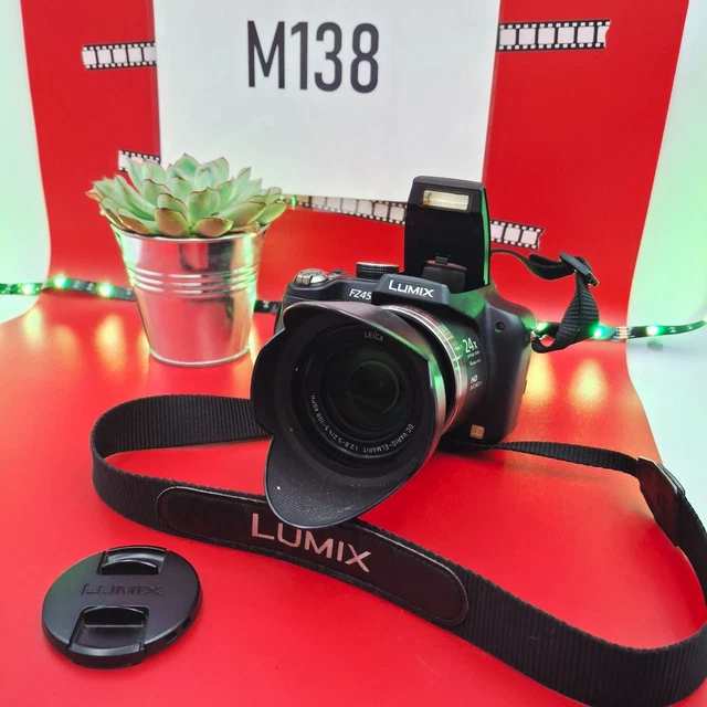PANASONIC LUMIX DMC-FZ45 14MP 24x Leica Lens Digital Bridge Camera ...