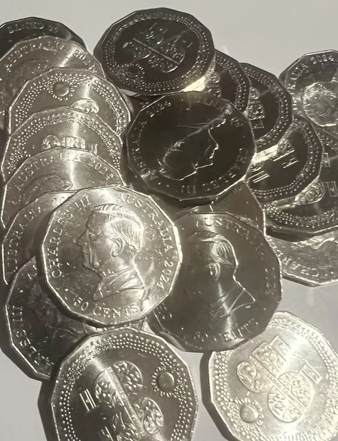 2024 NAIDOC 50TH Anniversary 2024 50c 50 Cents Non-Coloured UNC King Charles III $0.99 - PicClick AU