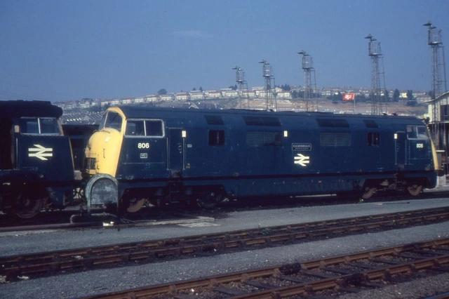 35MM RAILWAY SLIDE: COLOUR-RAIL: DE 1233: CLASS 42: 806 CAMBRIAN £2.00 ...