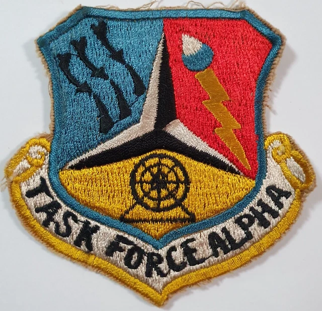 VIETNAM WAR ERA US Air Force Task Force Alpha Patch Badge. USAF £9.00 ...