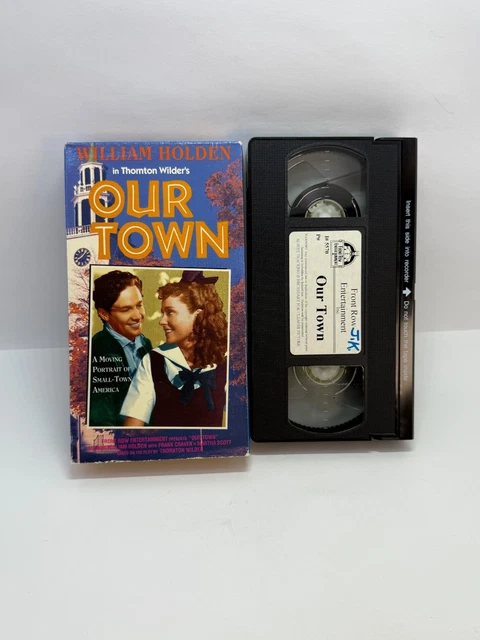 OUR TOWN VHS Tape William Holden, Frank Craven, Martha Scott *Buy 2 Get ...