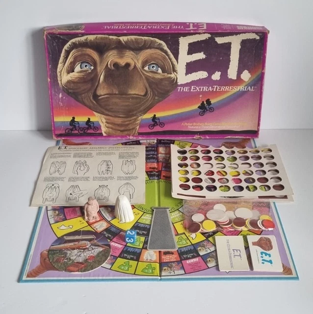 VINTAGE ET THE Extra Terrestrial Board Game by Parker MISSING SPACESHIP ...
