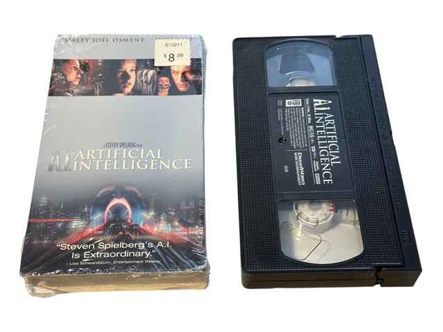 A.I. ARTIFICIAL INTELLIGENCE VHS 2002 Haley Joel Osment Steven ...