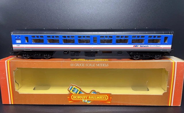 HORNBY R439 BR Mk2 TSO 2nd Open Coach Network SouthEast 5381 - OO Gauge ...