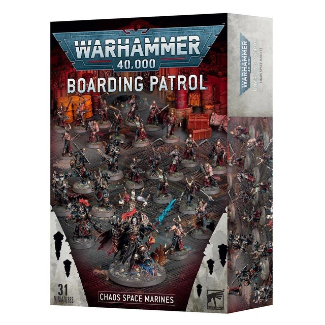 GAMES WORKSHOP WARHAMMER 40K Chaos Space Marines Boarding Patrol ... GAMES WORKSHOP WARHAMMER 40K Chaos Space Marines Boarding Patrol ...
