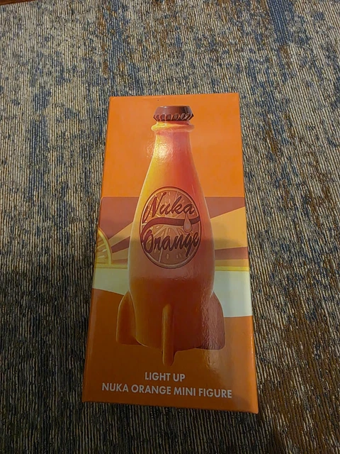 FALLOUT NUKA COLA Orange Mini Light Up Glowing Rocket Bottle Lamp brand ...