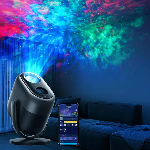 GOVEE STAR PROJECTOR Light LED RGBW 7 Zone Nebula Effect Light ...