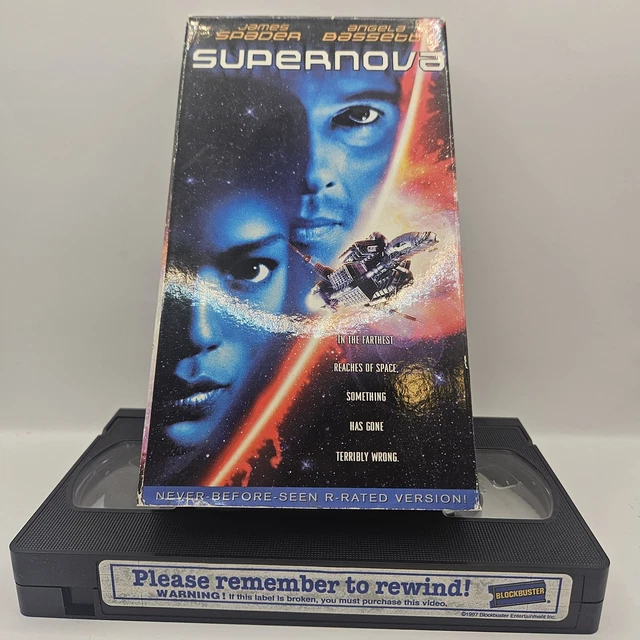 SUPERNOVA VHS BLOCKBUSTER Rental Nostalgia 2000 R-Rated Version £9.24 ...