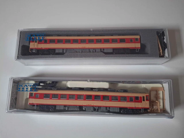 KATO 6114 & 6113 N gauge Kiha 58 Model railway Diesel Car, Locomotive & Dummy £9.99 - PicClick UK