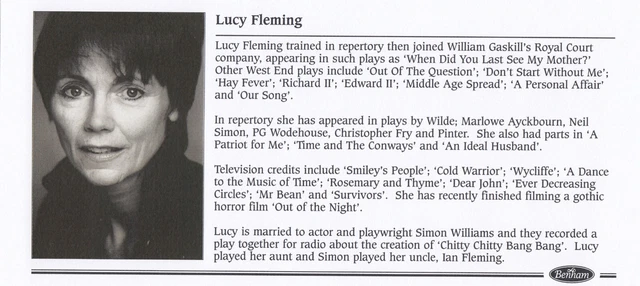 (105292) BENHAM LUCY FLEMING SIGNED James Bond Booklet Pane Bond Street ...