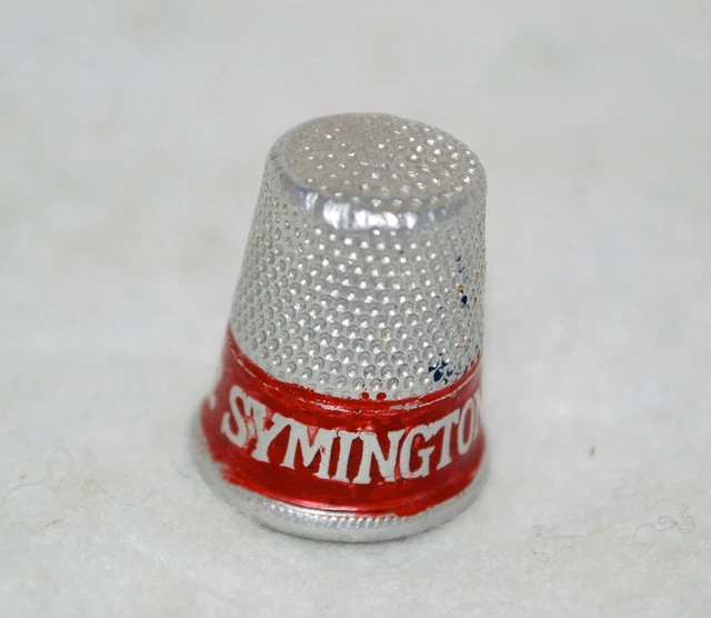 VINTAGE ADVERTISING THIMBLE 'USE SYMINGTON'S COFFEE' British Made £7.50 ...