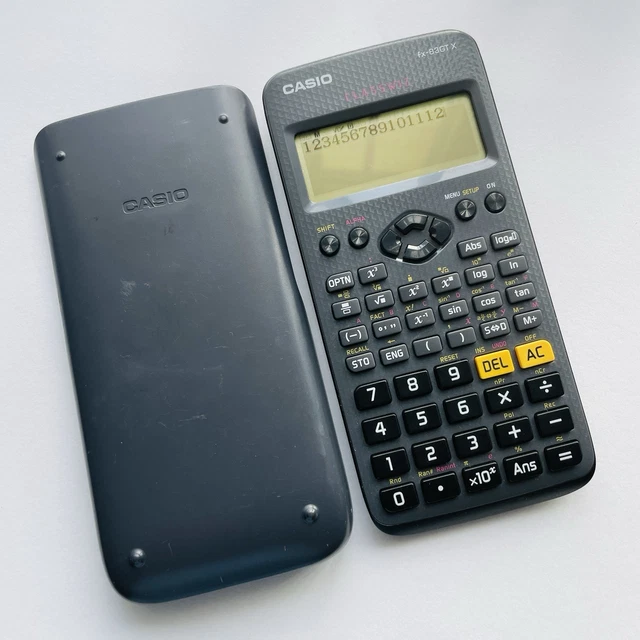 CASIO FX-83GT X SCIENTIFIC CALCULATOR BLACK CLASSWIZZ GCSE 276 FUNCTION ...