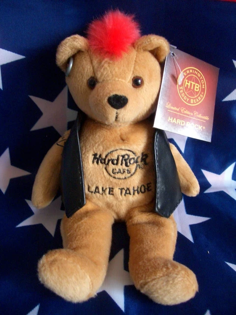 2011 HRC HARD Rock Cafe Lake Tahoe Punk Bear Mohawk Red Hair Herrington ...
