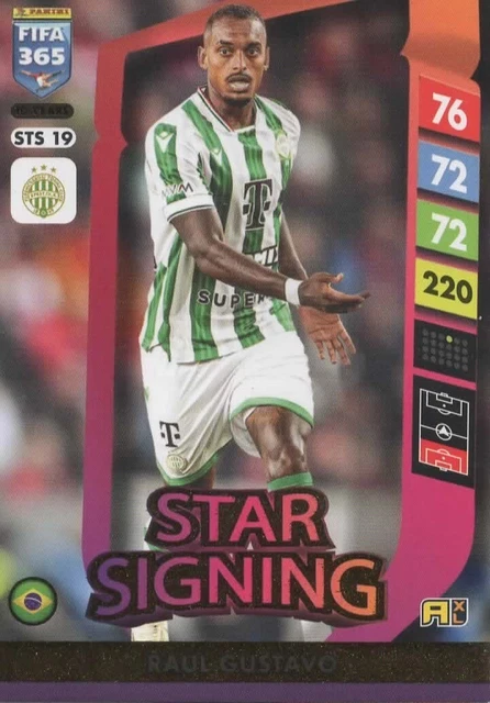 PANINI FIFA 365 2025 Star Signing STS 19 Raul Gustavo EUR 1,00 ...