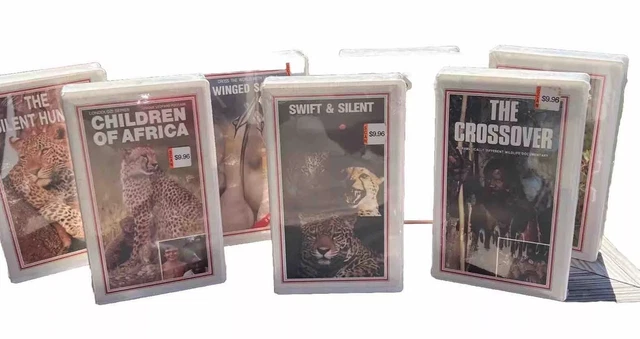 VHS QUESTAR NATURE Collection Animals the Wild Lot of 7 almost Factory ...