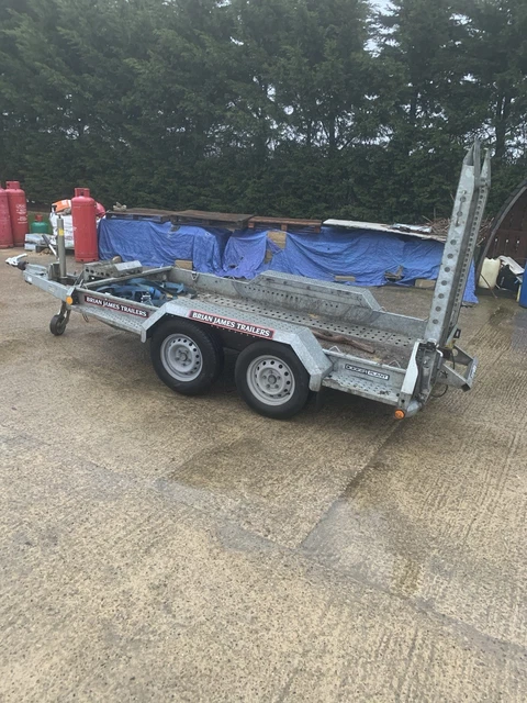 BRIAN JAMES PLANT Trailer 2700kg full Ramp Twin Axle £2,301.70 ...