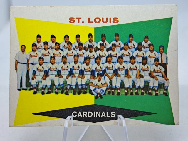 1960 TOPPS #242 St. Louis Cardinals liste de contrôle EUR 14,20 ...