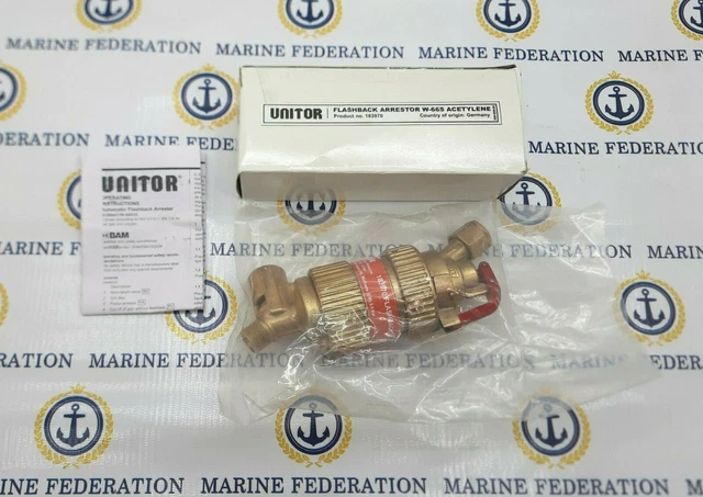 UNITOR 183970 W-66S Acetylen Automatisch Flashback Arrestor Regler Gas ...