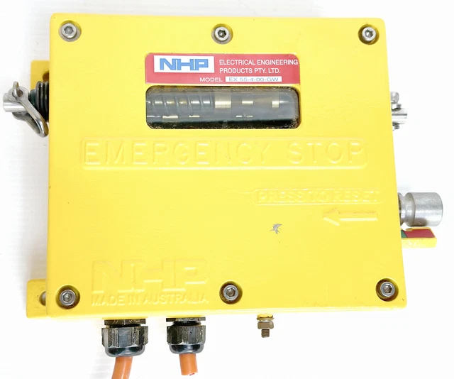 NHP EX-55-4-00-GWNBB TRIP Wire Switch Emergency Stop 240V/3A IP65/67 ...