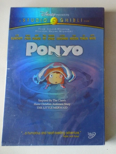 PONYO - 2 DISC EDITION dvd REGION 1 hayao miyazaki STUDIO GHIBLI anime ...