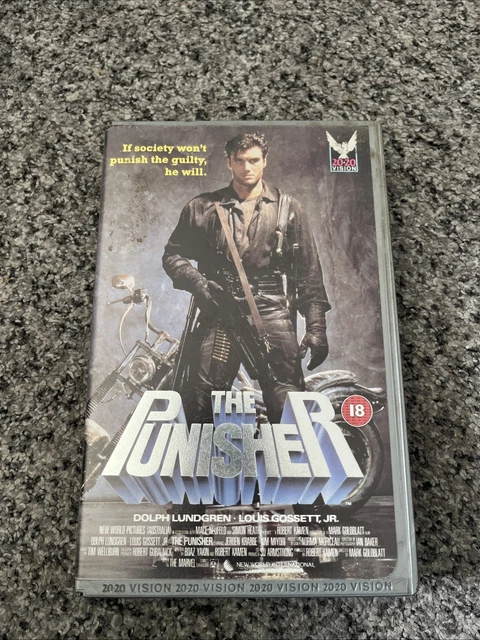 THE PUNISHER VHS Videotape - Big Box - Dolph Lundgren - 1990 £3.32 - PicClick UK