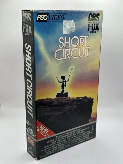 SHORT CIRCUIT VHS CBS FOX 1986 80s Sci-Fi Robot Vintage £7.45 - PicClick UK