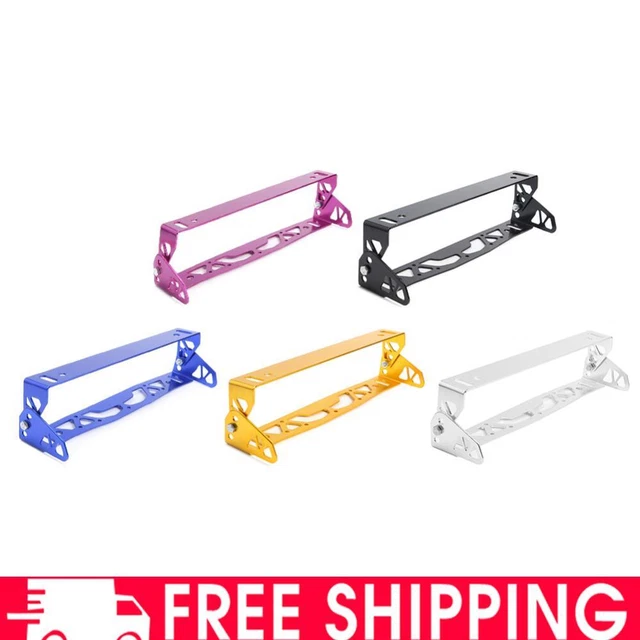 ADJUSTABLE TILT CAR License Plate Bracket Kit Aluminum Number Plate ...