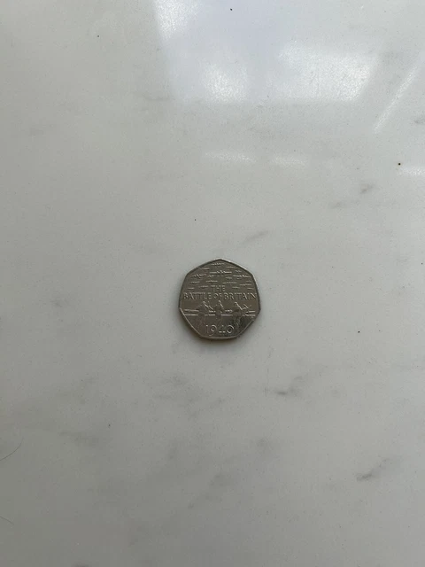 VERY RARE - The Battle of Britain 1940 50p Coin £400.00 - PicClick UK
