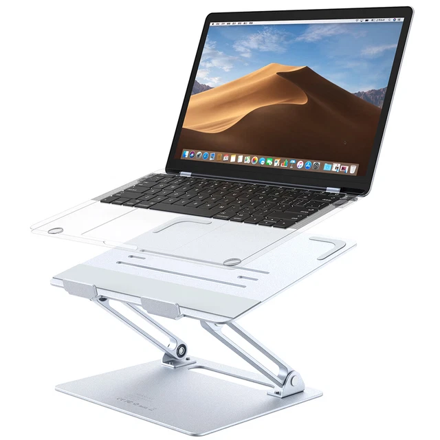 LAPTOP STAND ERGONOMIC Laptop Riser Adjustable Height Laptop Holder ...
