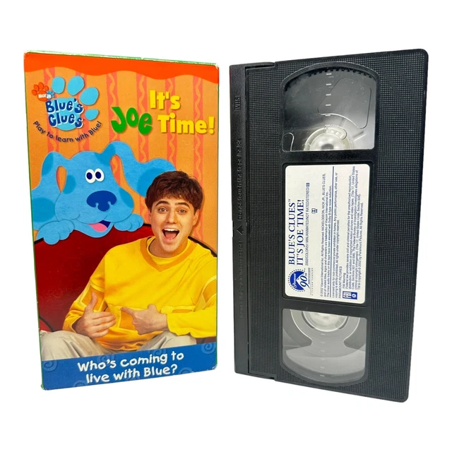 BLUE'S CLUES: IT'S Joe Time (VHS, 2002) Steve Goes to College, Big Book ...