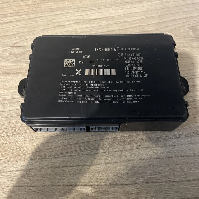 JAGUAR LAND ROVER Keyless Entry Control Module Ecu Fk7219H440Af £16.00 ...