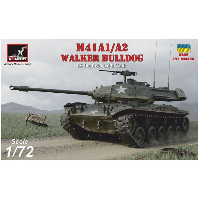 ARMORY MODELS AR72412 Scale 1/72 M41A1/A2 Walker Bulldog US post-war ...