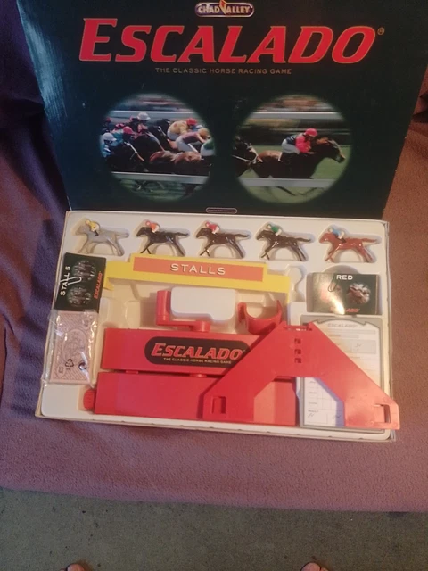 CHAD VALLEY ESCALADO Horse Racing Game Complete 1997 In Original Box ...