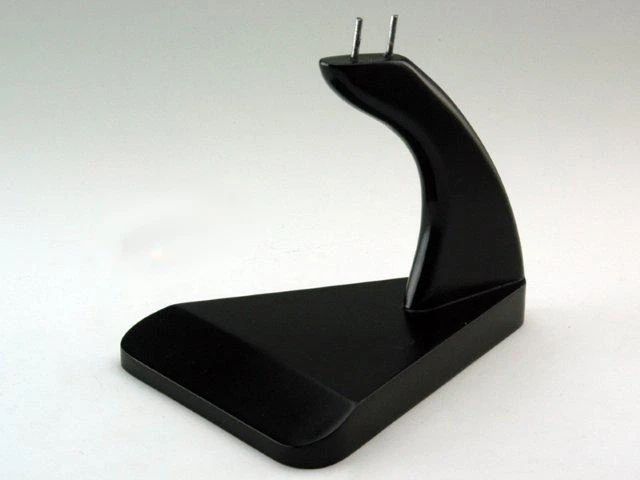 AIRCRAFT MODEL MAHOGANY Wood Black Solid Wooden Desktop Display Stand ...