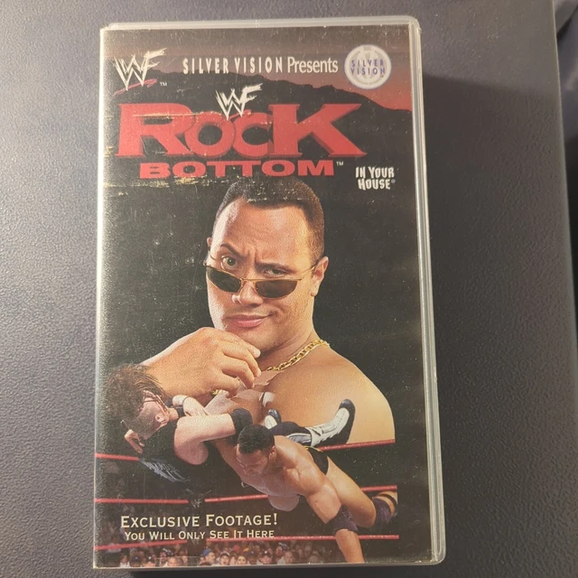 WWE WWF ROCK Bottom IYH 1998 VHS Wrestling Video £4.99 - PicClick UK
