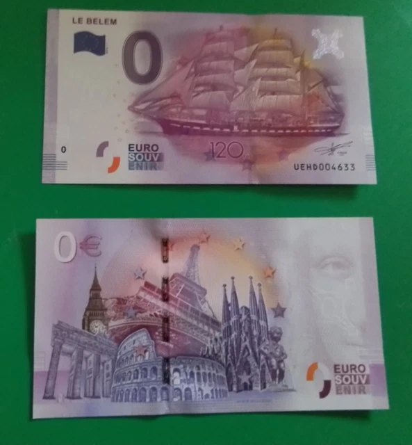 BILLET ZERO 0 Euro Le Belem UEHD - 2016 porteur de la flamme olympique ...