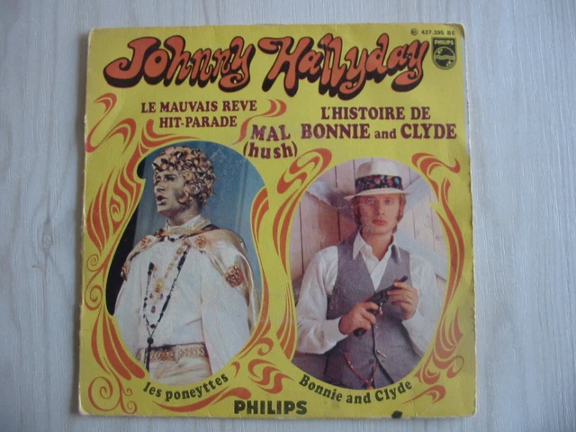JOHNNY HALLYDAY BONNIE and Clyde Pochette granité EUR 12,00 - PicClick FR