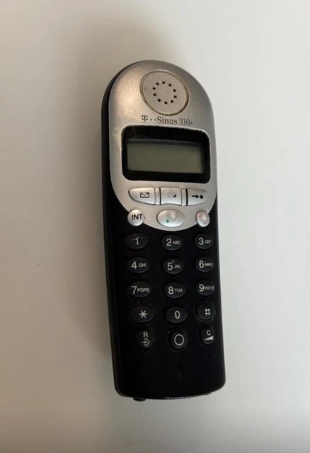 TELEKOM T SINUS 310 Schnurloses Telefon Handteil Mobilteil Schwarz ...