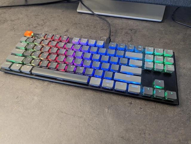 KEYCHRON K1 WIRELESS Mechanical Keyboard, Blue switch, RGB led, low ...