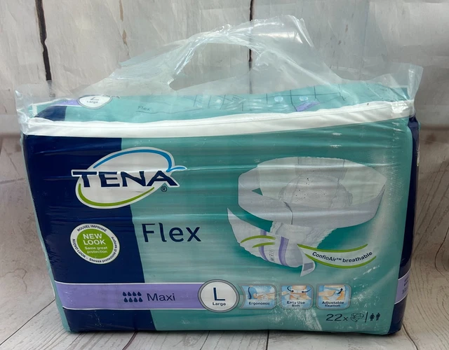 TENA FLEX MAXI Flex Large - Pack of 22 - For Incontinence £17.45 ...