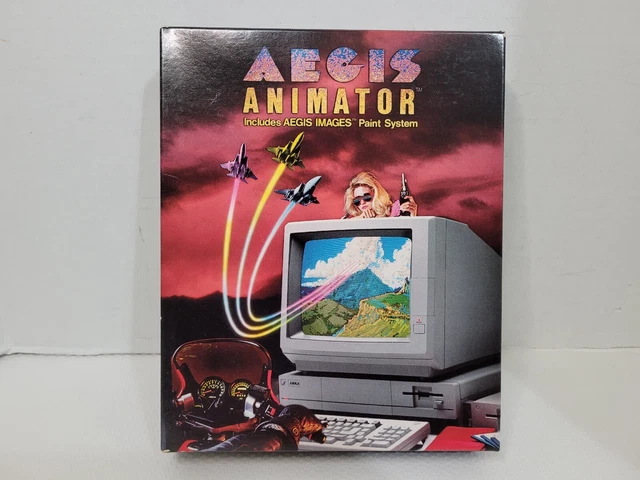 AMIGA AEGIS ANIMATOR Paint System Commodore Metamorphic Animation Software CIB £25.46 - PicClick UK