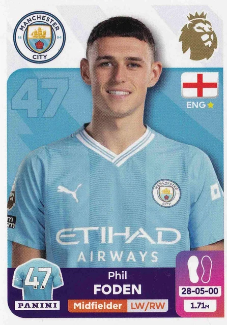 PANINI, PREMIER LEAGUE 2024: sticker 424 Phil Foden (Manchester City ...