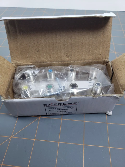 8 WAY EXTREME IPGSM04D-VF MoCA GATEWAY RF SPLITTER Amphenol CATV TIVO ...