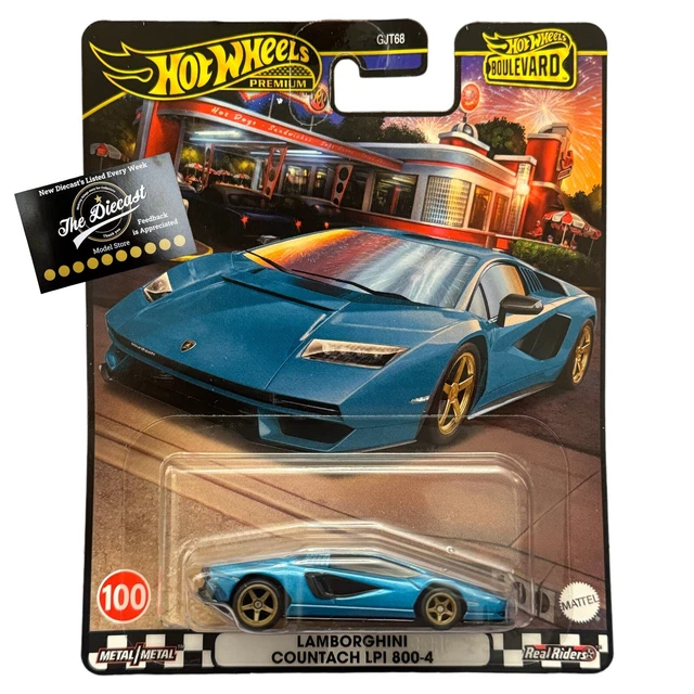 HOT WHEELS PREMIUM LAMBORGHINI COUNTACH LPi 800-4 BOULEVARD DIECAST ...