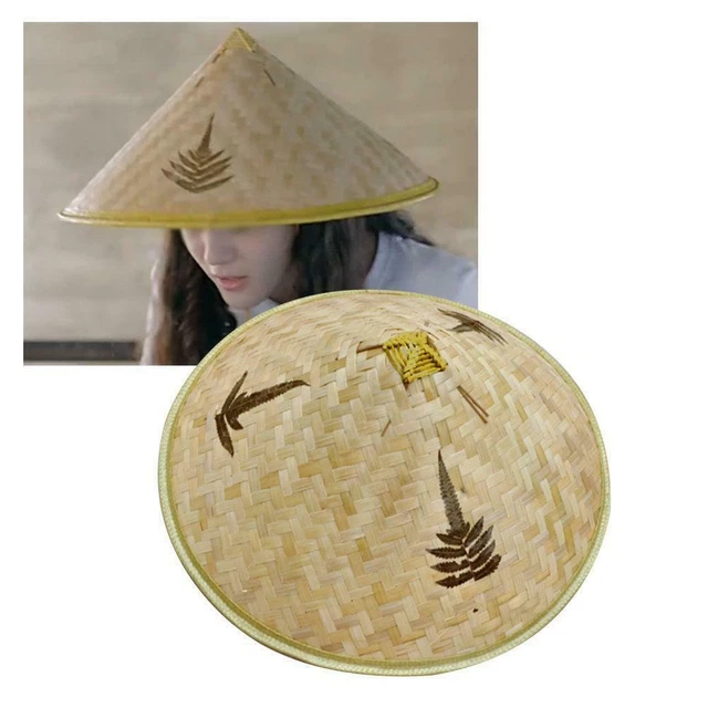 CHINESE ORIENTAL VIETNAMESE Straw Bamboo Sun Hat Farmer Fishing best ...