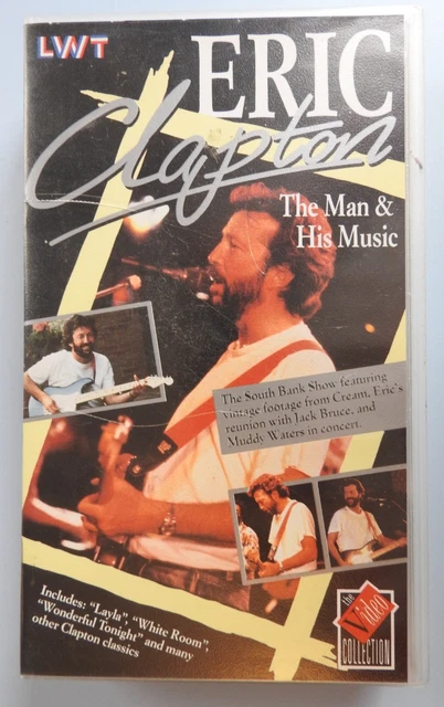 ERIC CLAPTON: THE Man and His Music VHS video PAL LWT 1987 Cream ...