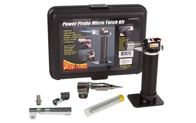 POWER PROBE BUTANE Micro Torch Kit Soldering attachment MTKIT01 Brand ...