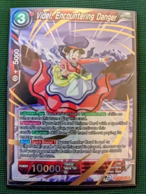 VIDEL, ENCOUNTERING DANGER BT15-016 SR Dragon Ball Super EUR 7,00 - PicClick FR