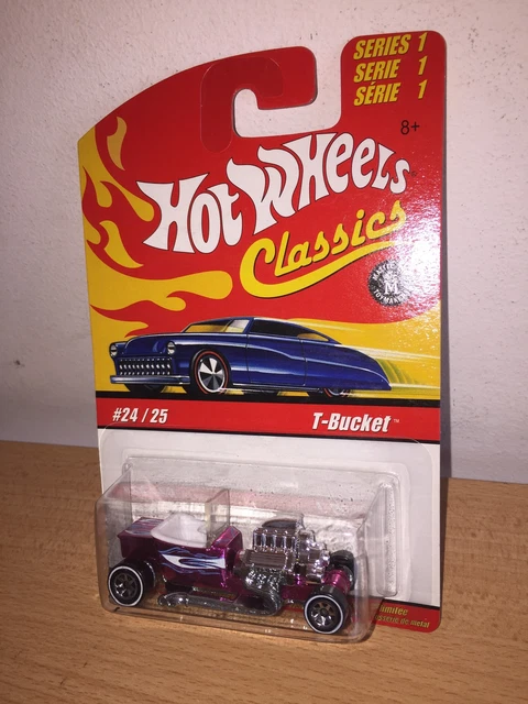 MATTEL HOT WHEELS Classics T-BUCKET #24/25 Vers. 2 MOC, 2005 Euro Card ...